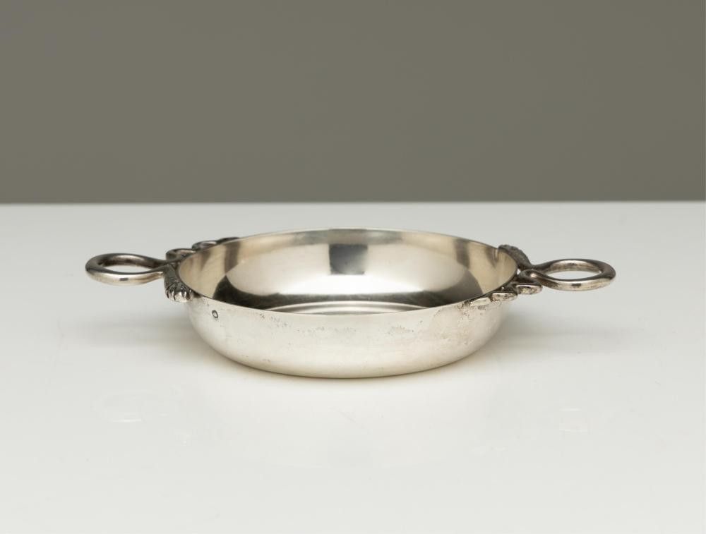 19th Century French Silver Tastevin with Serpent Handles by V. Boivin ...