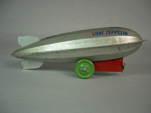 Chein Graf Zeppelin Pull Toy with Friction Propeller - Planes ...