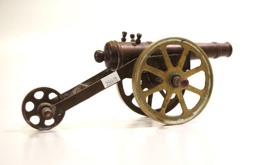 Miniature Brass Cannon for Decorative Display or Historical Education ...