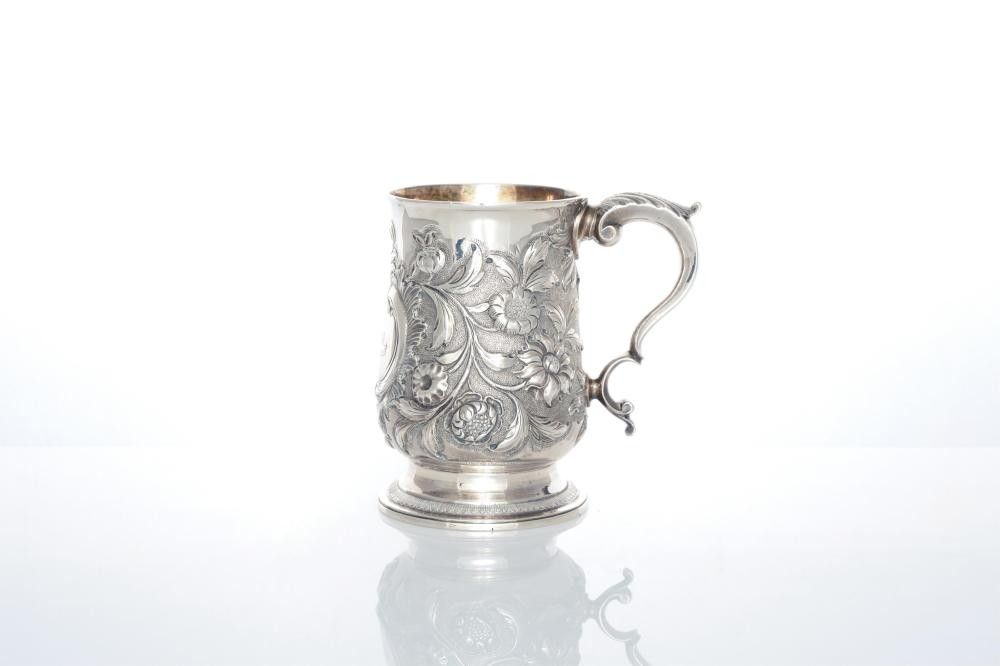 George III Sterling Silver Mug, Samuel Godbehere, London 1804 - Mugs ...