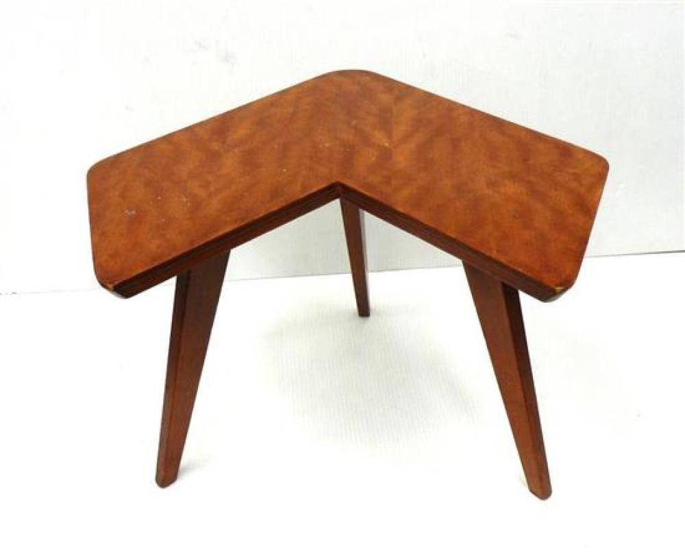 V-Shaped Timber Side Table - Zother - Furniture - Post 1950