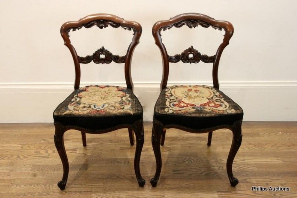 Victorian Rosewood Dining Chairs Set of 6, Circa 1850 - Seating - Sets ...
