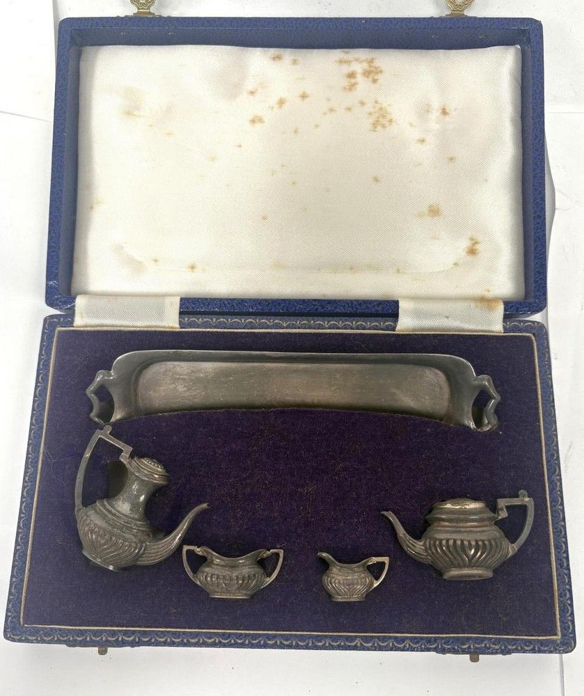Miniature Sterling Silver Tea/Coffee Set, David Shaw Silverware Ltd ...
