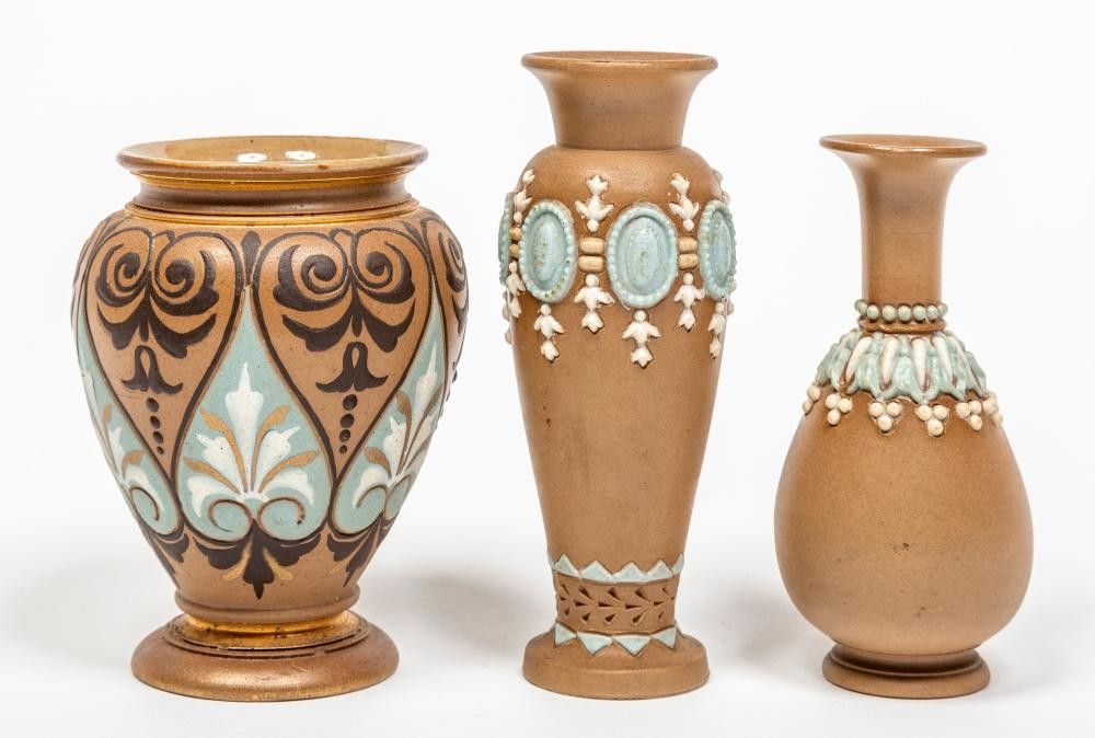 Doulton Silicon Salt Glazed Stoneware Set of Three Pieces - Royal ...