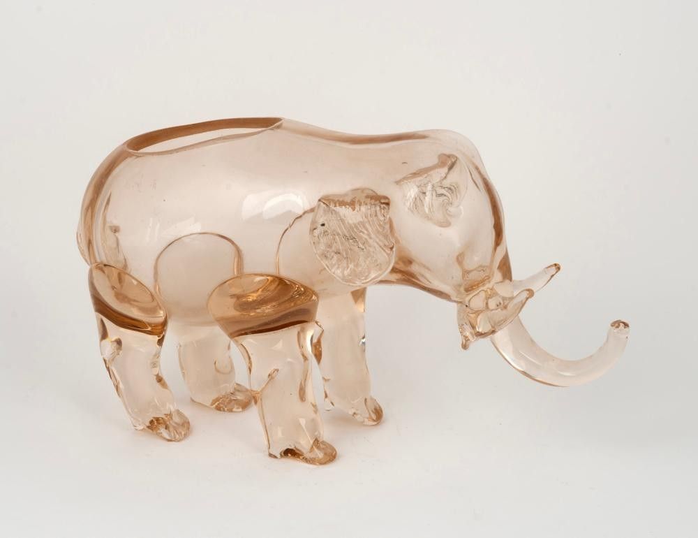 Loetz Bohemian Glass Elephant Flower Vase, Circa 1920s, 18 cm ...