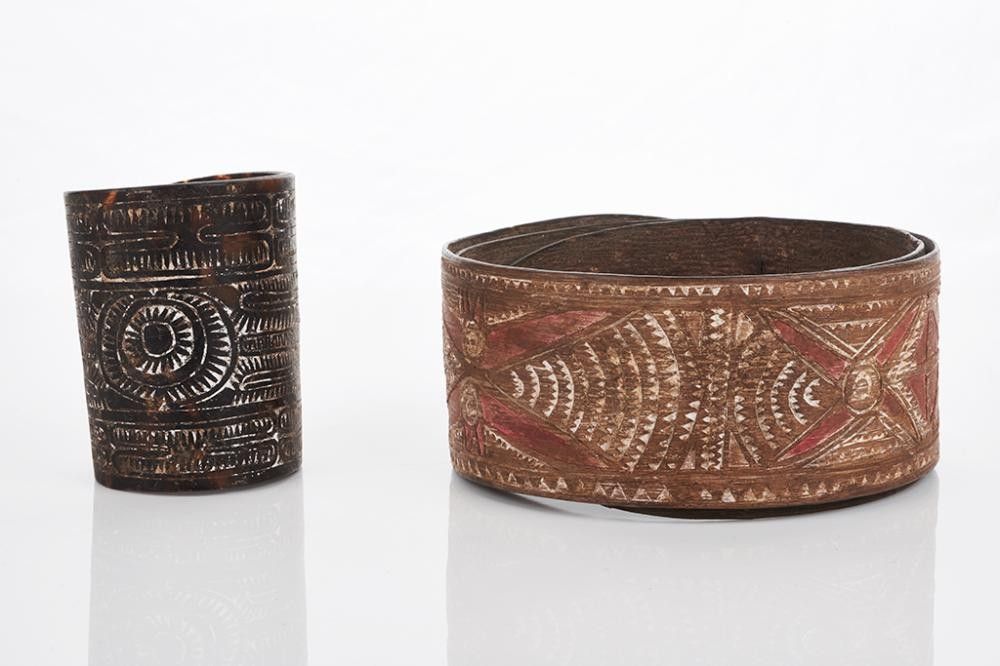 Tortoiseshell Armband and Papuan Gulf Belt from Papua New Guinea ...