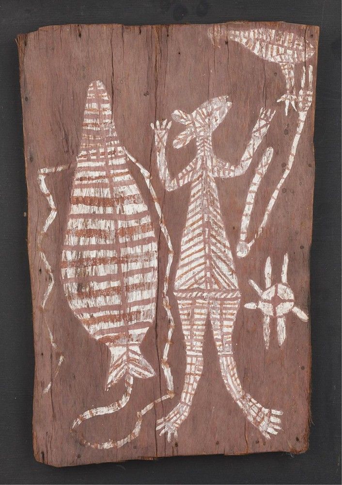 Traditional Indigenous Hunting Scene - Aboriginal - Art - Tribal