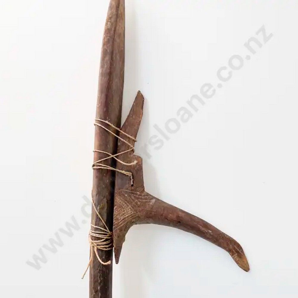 Maori Carved Ko Digging Stick, 184 cm, Ex George Emery - New Zealand ...