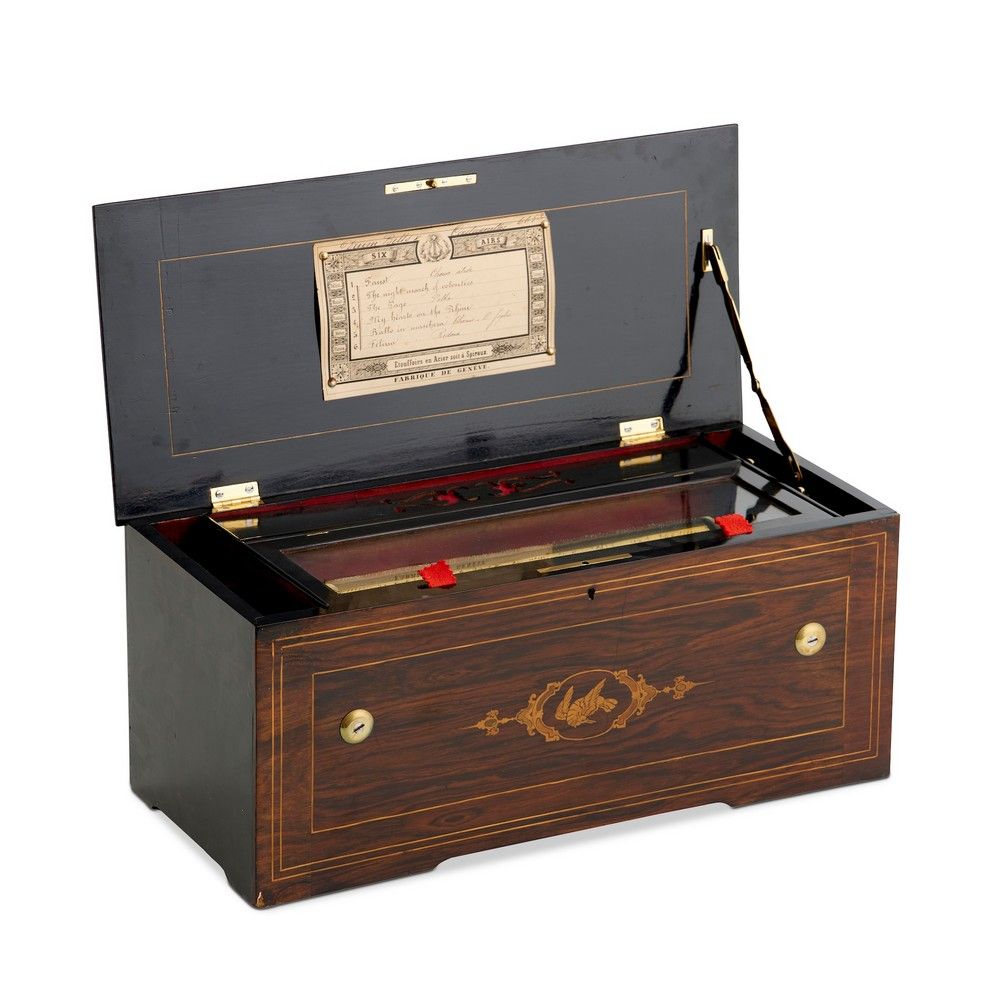 Antique Swiss Six-Air Music Box, circa 1870, B.A. Bremond - Musical ...