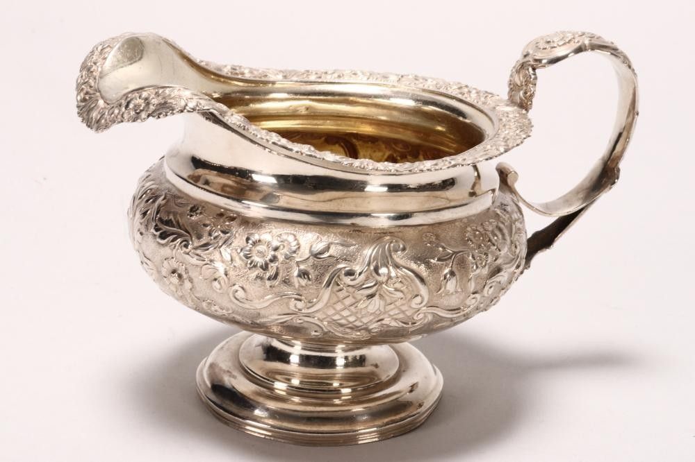 Scottish William IV Sterling Silver Creamer, Glasgow Hallmark 1830 ...