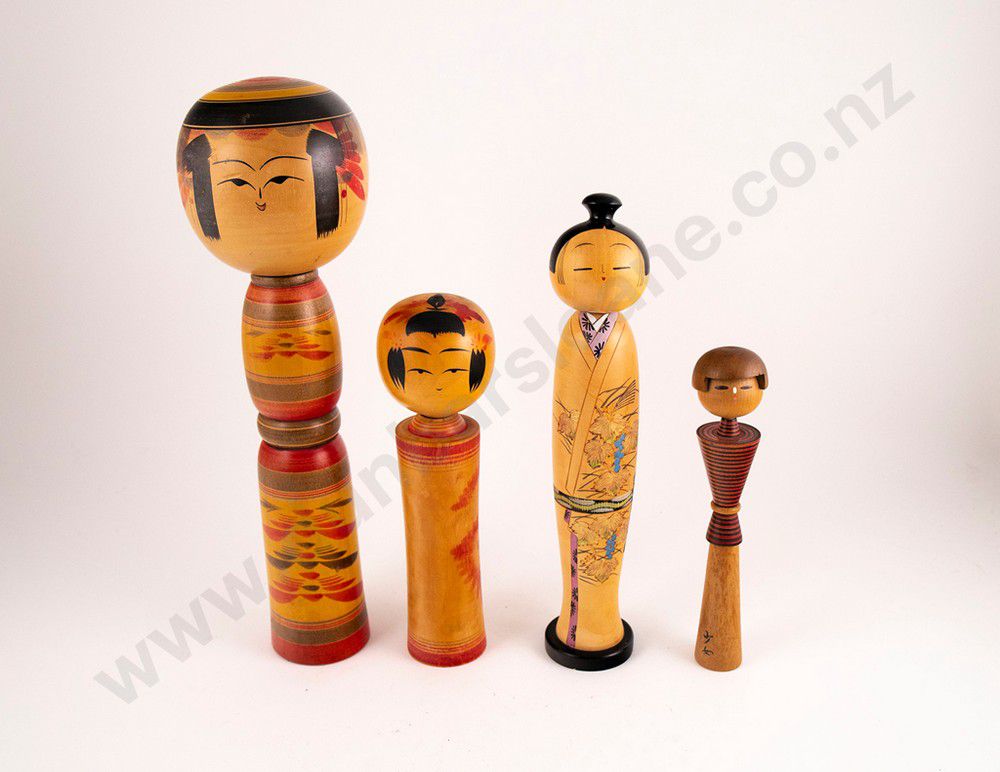 Japanese Kokeshi Doll Collection - Zother - Oriental