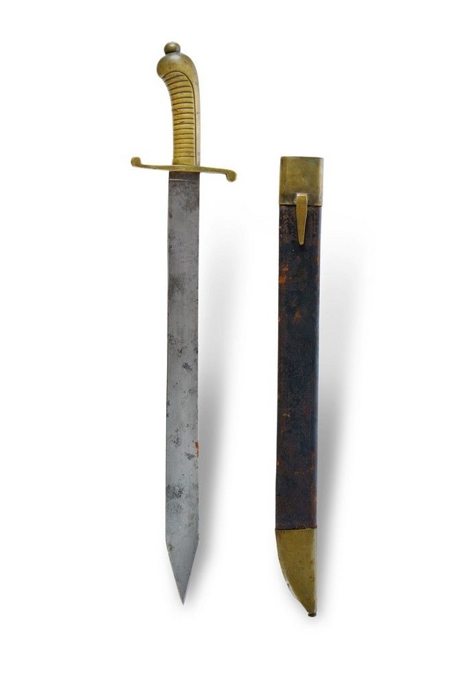 Saxon Model 1840 Short Sword with Brass Hilt, Solingen - Edged Weapons ...