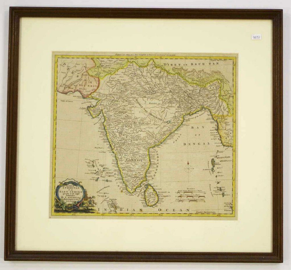 Indostan & East Indies Map - Movie Posters & Daybills - Printed ...