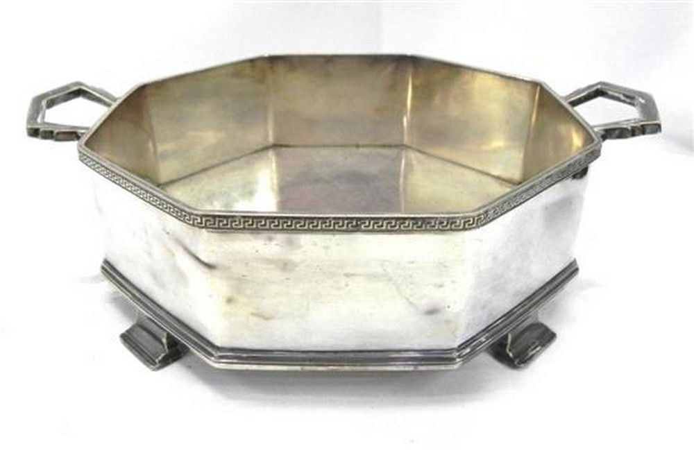 Silver Polygon Dish by Alexander Clark Company Ltd - Bowls, Comports ...