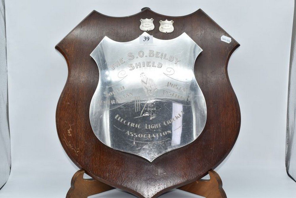 The S O Beilby Presentation Shield South Australian Postal Sporting Cricket Memorabilia the-s-o-beilby-presentation-shield-south-australian-postal-sporting-cricket-memorabilia
