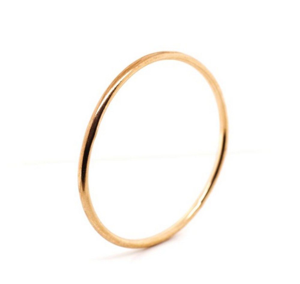 9ct Rose Gold Hollow Bangle with Bruises, 7g - Bracelets/Bangles ...