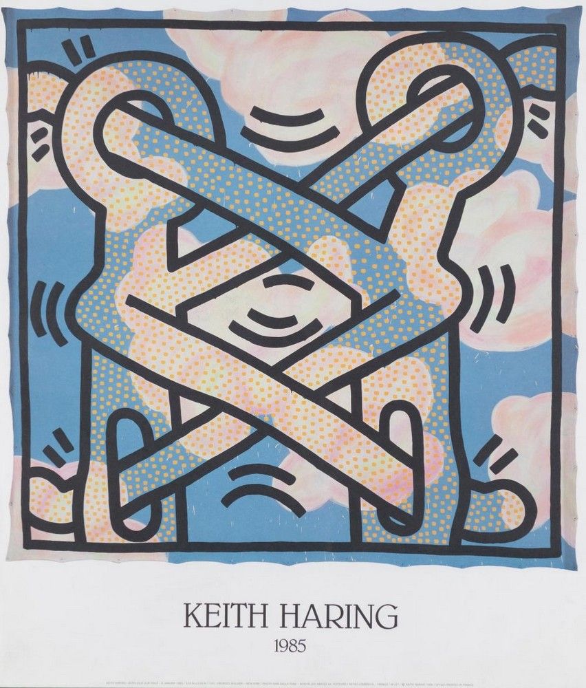 Keith Haring: Art Attack on AIDS Exhibition Poster - Prints - Posters - Art