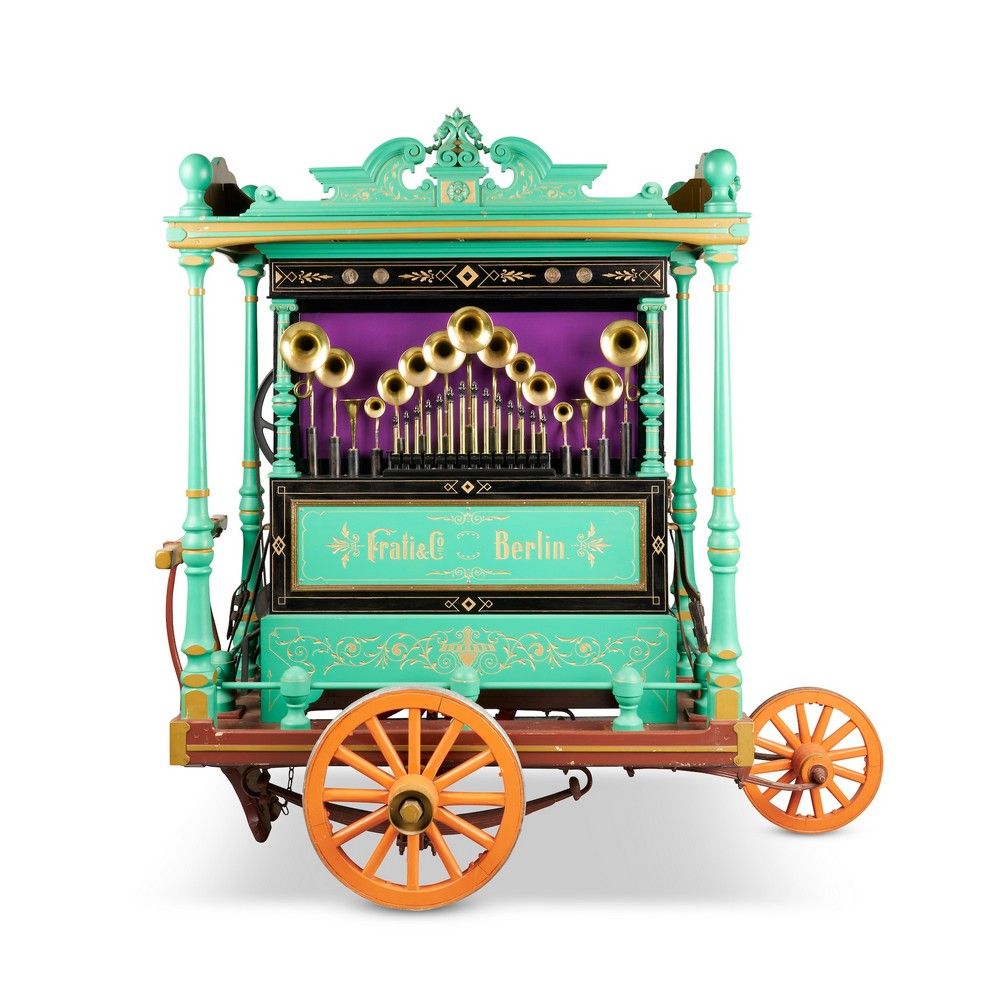 1884 German 'Cornettino' Barrel Organ with Electric Motor - Fairground ...