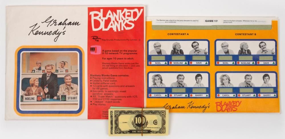 Blankety Blanks: The Graham Kennedy Game - Games & Puzzles ...
