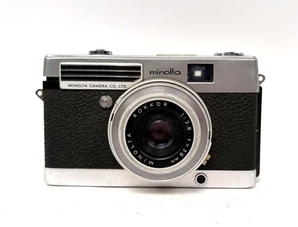 Vintage Minolta Minoltina-P 35mm Film Camera with Rokkor Lens ...