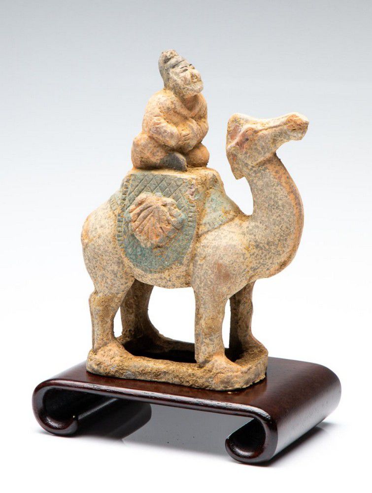 Tang Man on Camel Figure - Zother - Oriental