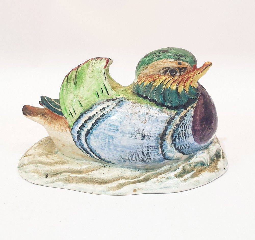 Goldscheider Myott Mandarin Duck Figure, 19 cm Length - Zother - 19th ...