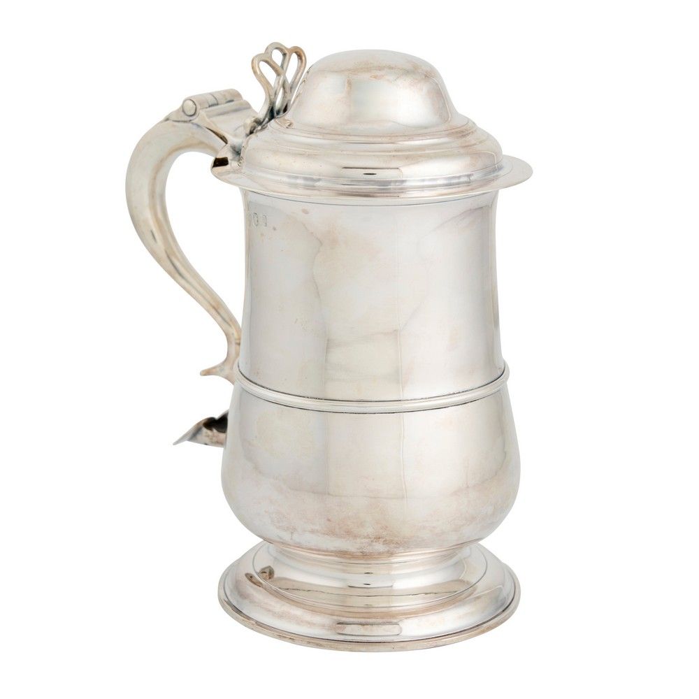George III Sterling Silver Tankard by John Langlands II, 1795 - Mugs ...