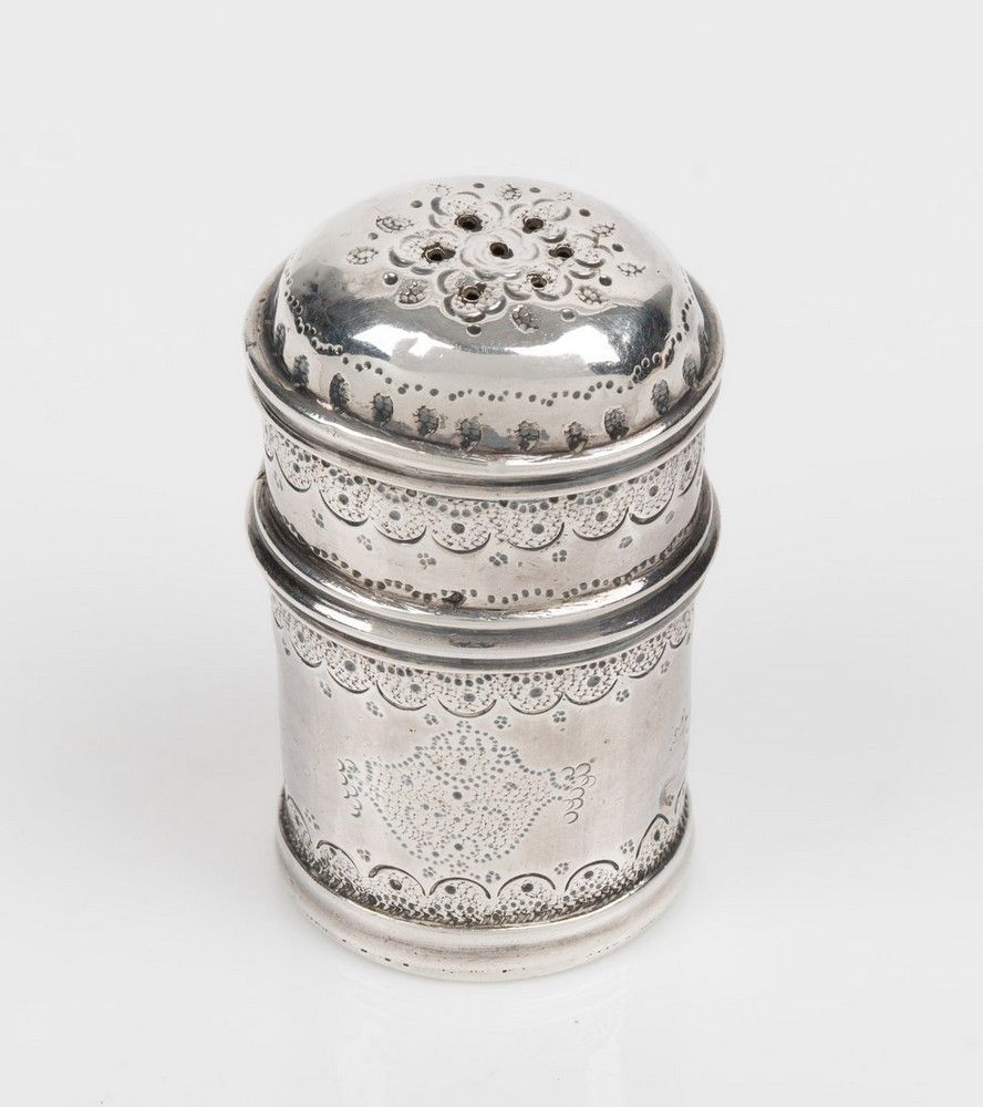 Georgian Sterling Silver Engraved Pepper Pot, circa 1820 - Condiment ...