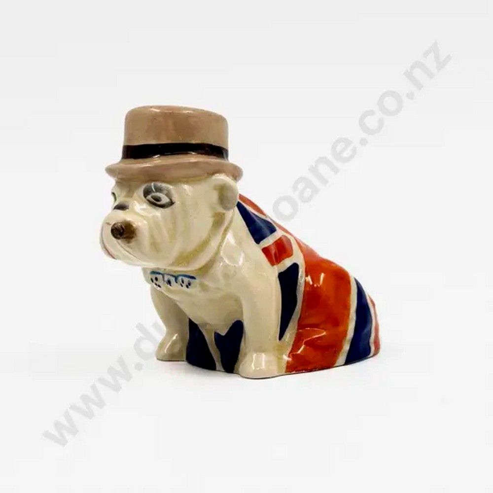 Royal Doulton Bulldog Figurine with Churchill's John Bull Hat - Royal ...
