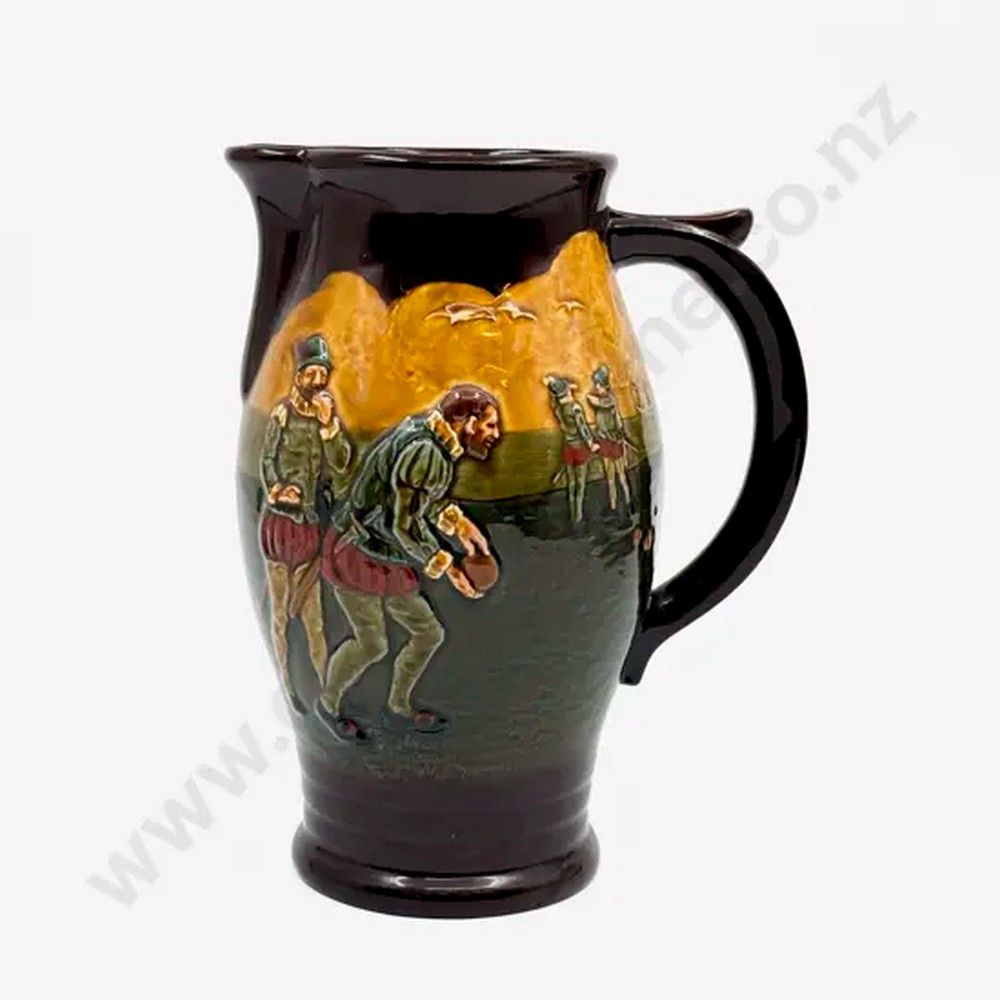 Royal Doulton Kingsware Drake Playing Bowls Jug, 23 cm High - Royal ...