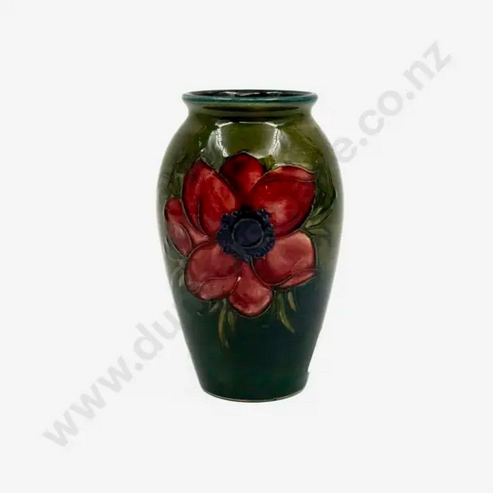Moorcroft Anemone Pattern Posy Vase, 1940, 11 cm Height - Moorcroft ...