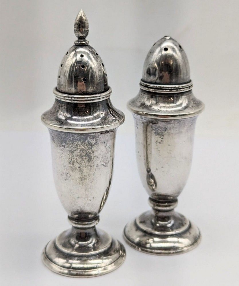950 High Grade Silver Table Top Condiment Set - Condiment & Cruet Sets - Silver