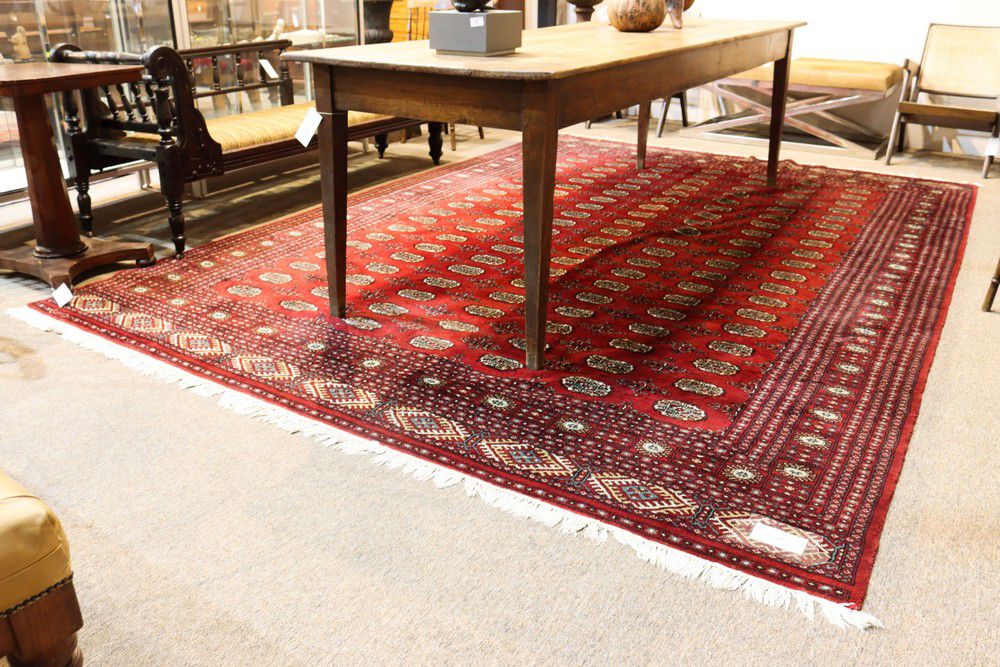 Hand Knotted Pakistani Wool Rug with Gul Design - Rugs & Carpets ...
