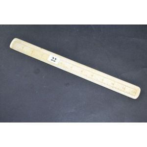 Ivory Taper Ruler and Page Turner - Letter openers, paper knife, page ...