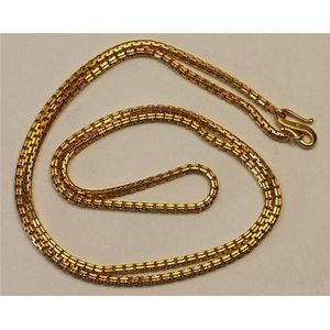 22ct Gold Chain with Scroll Clasp - 65cm Length - Necklace/Chain ...