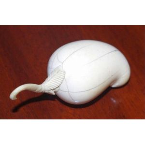 Carved Ivory Oriental Fruit Sculpture - Ivory - Oriental