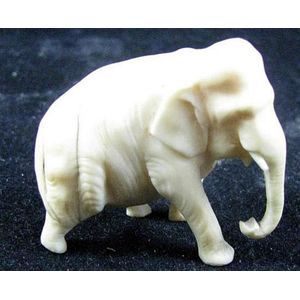 Miniature Ivory Elephant Carving - Ivory - Oriental