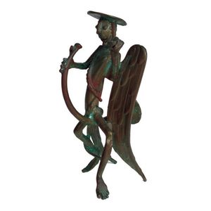 Bronze Winged Herald Trumpeter - Zother incl. carved Western ivory ...