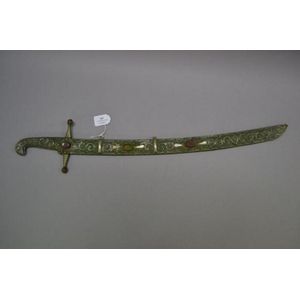 Eastern Short Sword with Decorative Scabbard - Edged Weapons ...