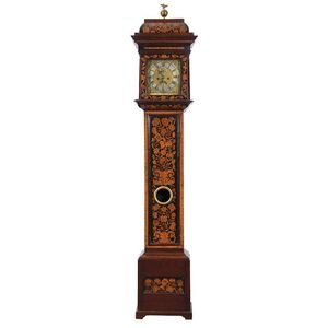 Samuel Bryan Jnr Marquetry Longcase Clock - Clocks - Longcase ...