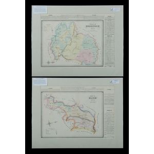NSW County Map with Towns and Hand Colouring - Maps - Printed & Written ...