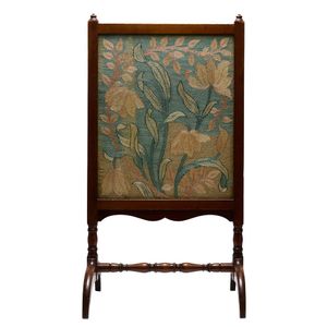 Morris & Co. Embroidered Fire Screen, Late 19th Century - Structural ...