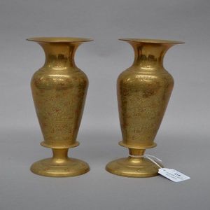 Antique or vintage brass vases - price guide and values