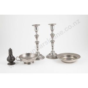 Pewter candlesticks - price guide and values