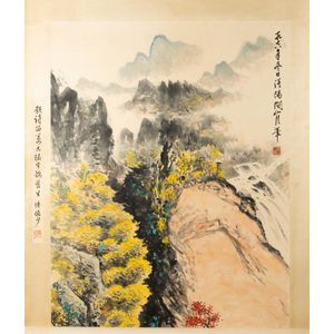Chinese painted scrolls - price guide and values