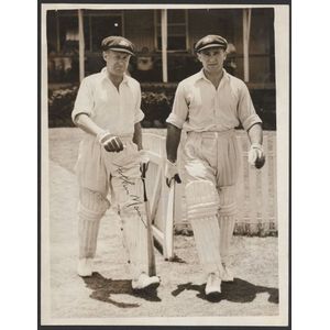Legendary Australian Openers Morris and Barnes at Brisbane Test ...