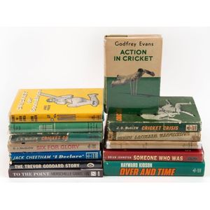 Signed Hardcover Cricket Books Collection by Various Authors (14 vols ...