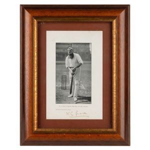 W.G. Grace Signed Photo: "Forcing the Ball on On-Side" - Sporting ...
