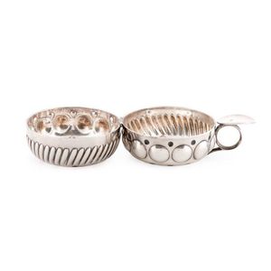 Antique sterling silver wine tasters (tastevin / tasse de vin) - price ...