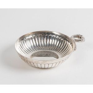 Odell Sterling Silver Tastevin with Double Snake Handle - Bowls ...